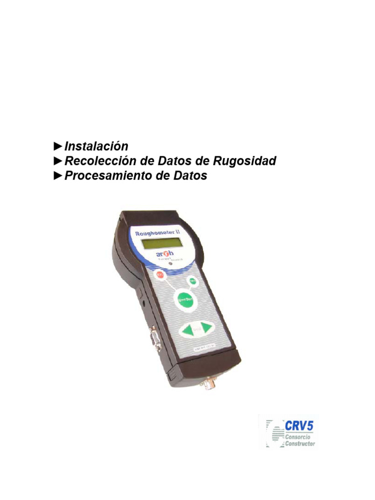 Manual Roughometer Ii | PDF | Software | Derechos de autor