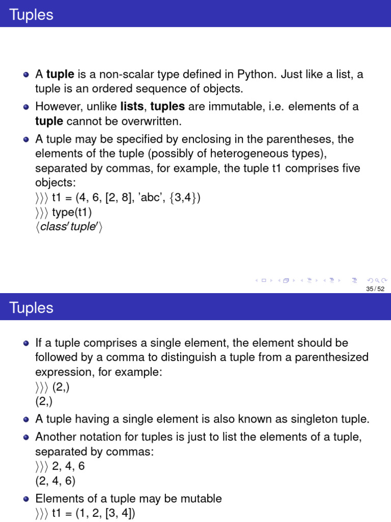Tuple & Dict | PDF | Computer Programming | Software Engineering