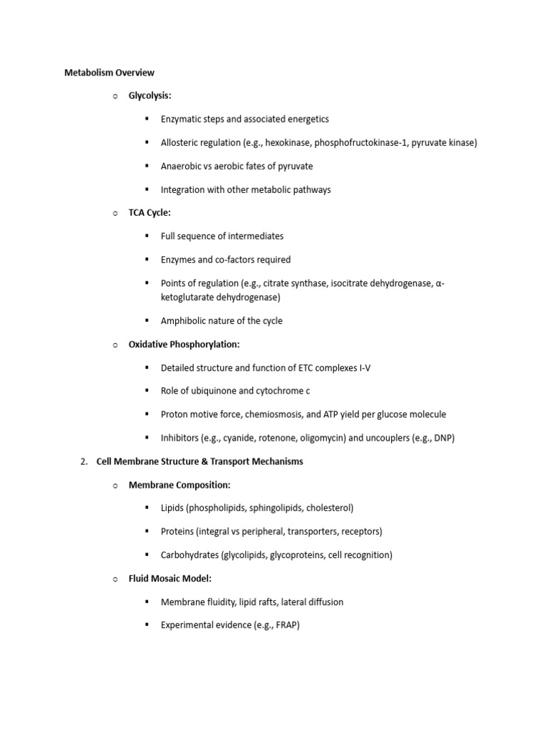 Membrane and Cell Membrane Topics and Flashcards | PDF | Cellular Respiration | Adenosine ...