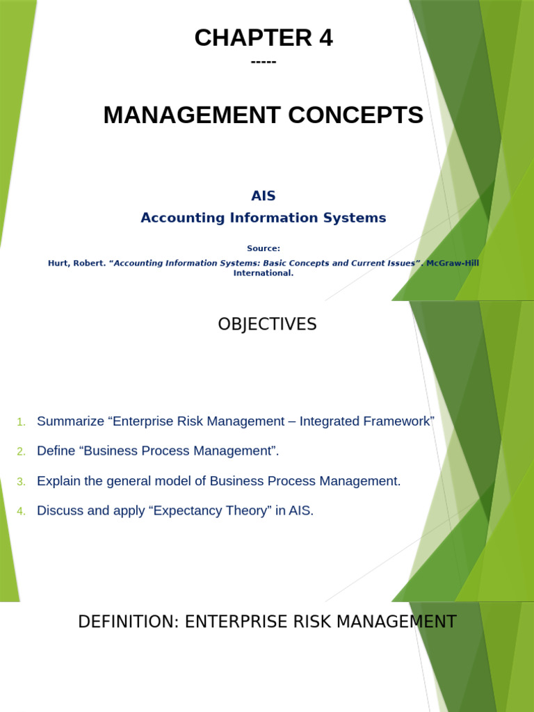 C05 Management Concepts | PDF | Enterprise Risk Management | Risk Management