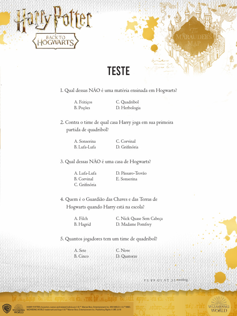 Atividade1 Harrypotter | PDF