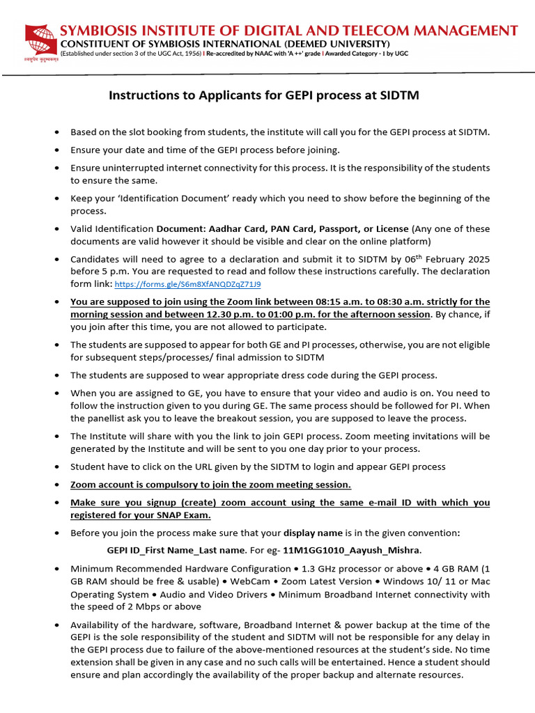 GEPI-Instructions-2025 (1) | PDF | Identity Document | Computing