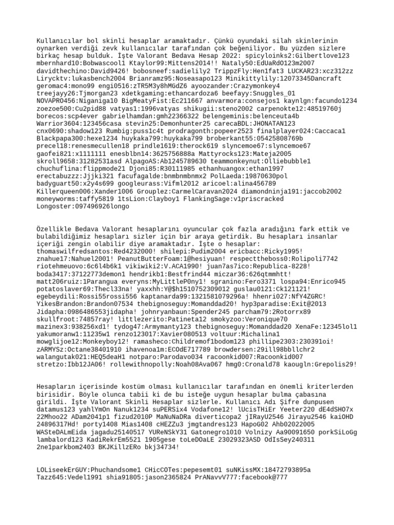 Valorant Bedava | PDF