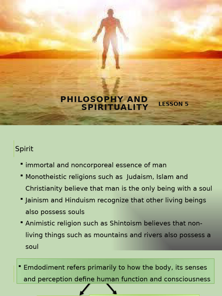 Understanding Spirit and Soul in Philosophy | PDF | Soul | Existence Of God
