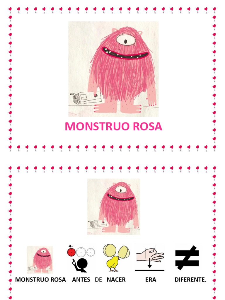 Cuento Monstruo Rosa | PDF