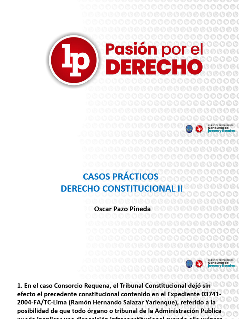 Casos Prácticos Derecho Constitucional Ii | PDF | Habeas corpus | Demanda judicial