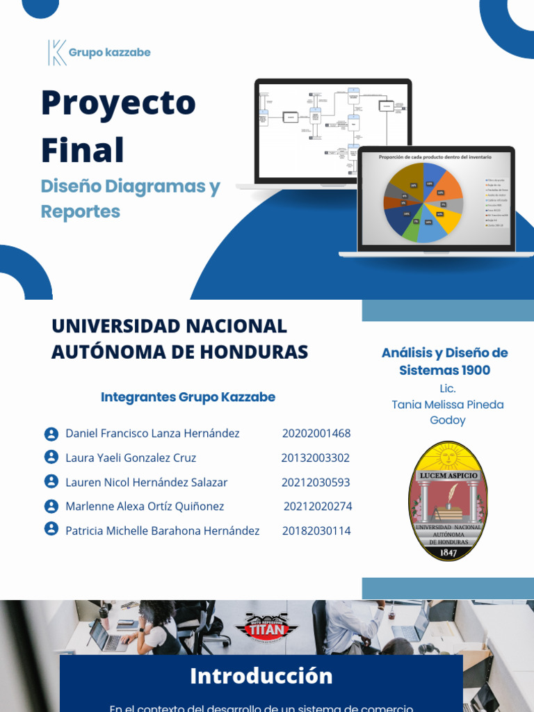 Presentacion_GrupoKazzabe_U2_ProyectoFinal | PDF | Tecnologías de la información | Informática