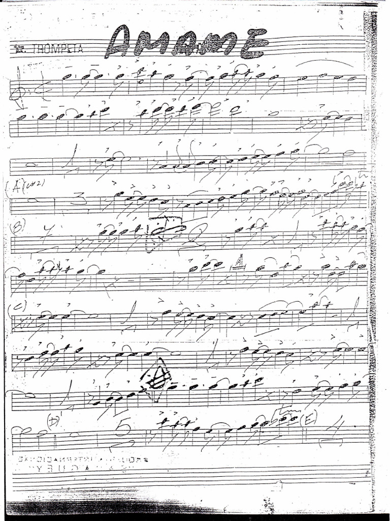 Amame - Trumpet 1 | PDF