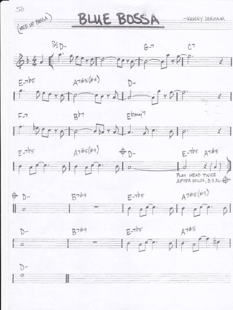 Blue Bossa - Corcovado - Summertime - Trumpet 1 | PDF