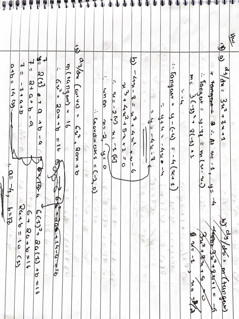Differentiation HW 2 | PDF