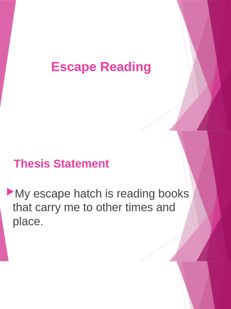 Escaping Through Reading Adventures | PDF