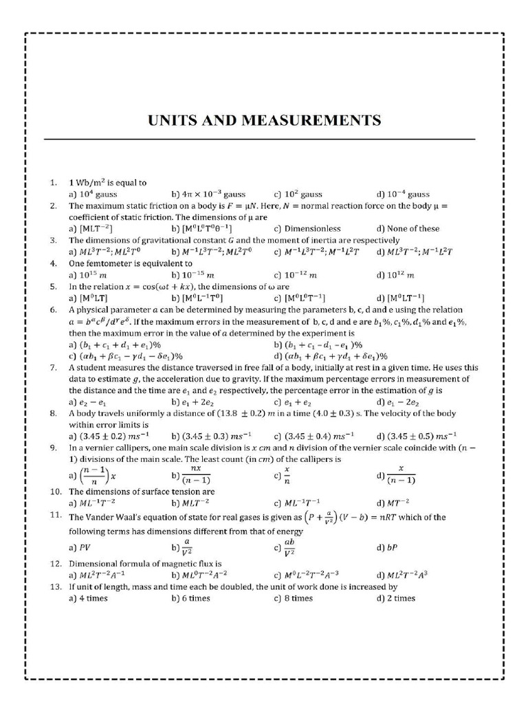 1_unitsandmeasurements | PDF