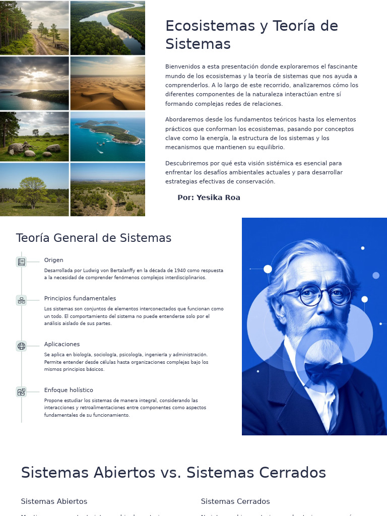 Ecosistemas-y-Teoria-de-Sistemas (1) yesika roa | PDF | Ecosistema | Sistema