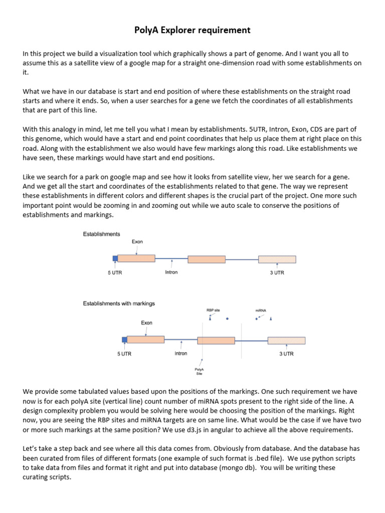 PolyA Explorer Elaborated Requirement | PDF | Biotechnology | Computing