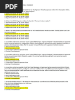 DPWH Work Suspension and Time Extension | PDF | Business