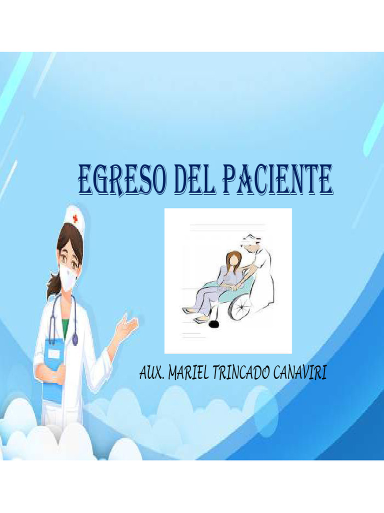 Egreso Del Paciente 1 | PDF