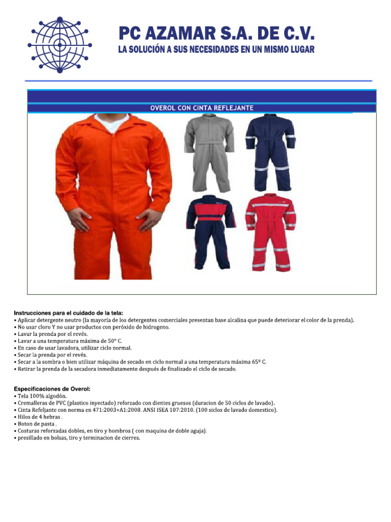 Ficha Tecnica Overoles | PDF