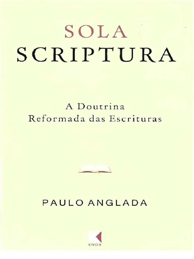 Sola Scriptura - Paulo Angala | PDF