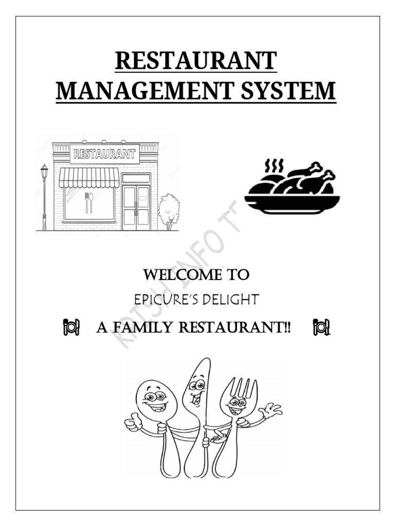 Restaurant Management System | PDF | User (Computing) | Menu