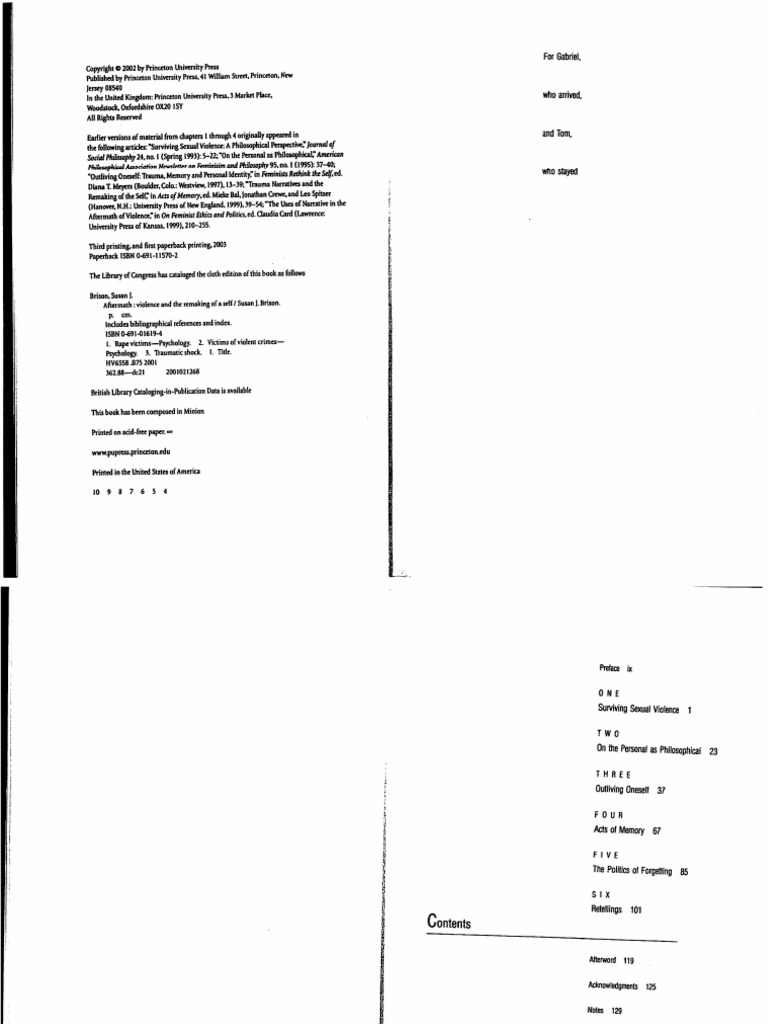 Brison Aftermath | PDF