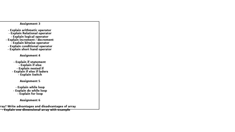 CP1 Assignments | PDF