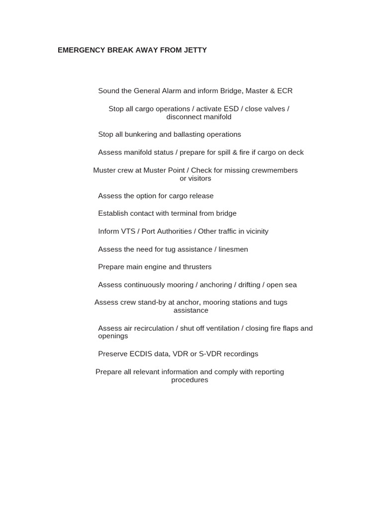 Parting of Moorings at Berth | PDF