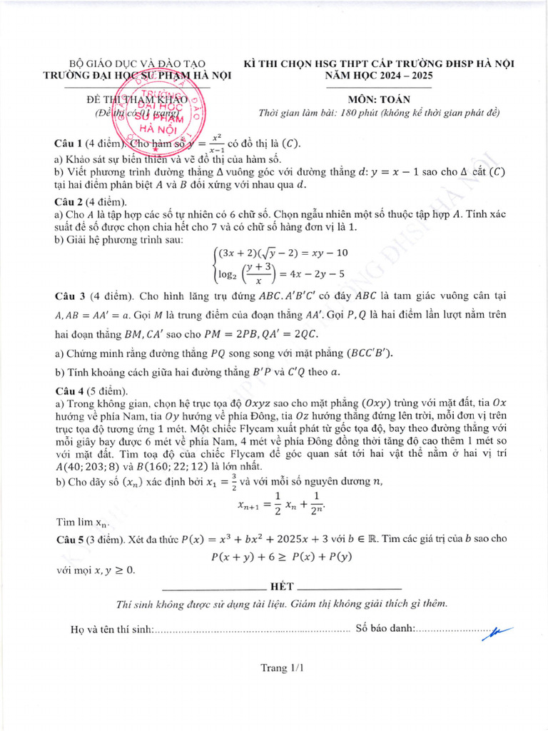 De Thi Tham Khao Mon Toan - 3200 - PDF - Gdrive.vip | PDF