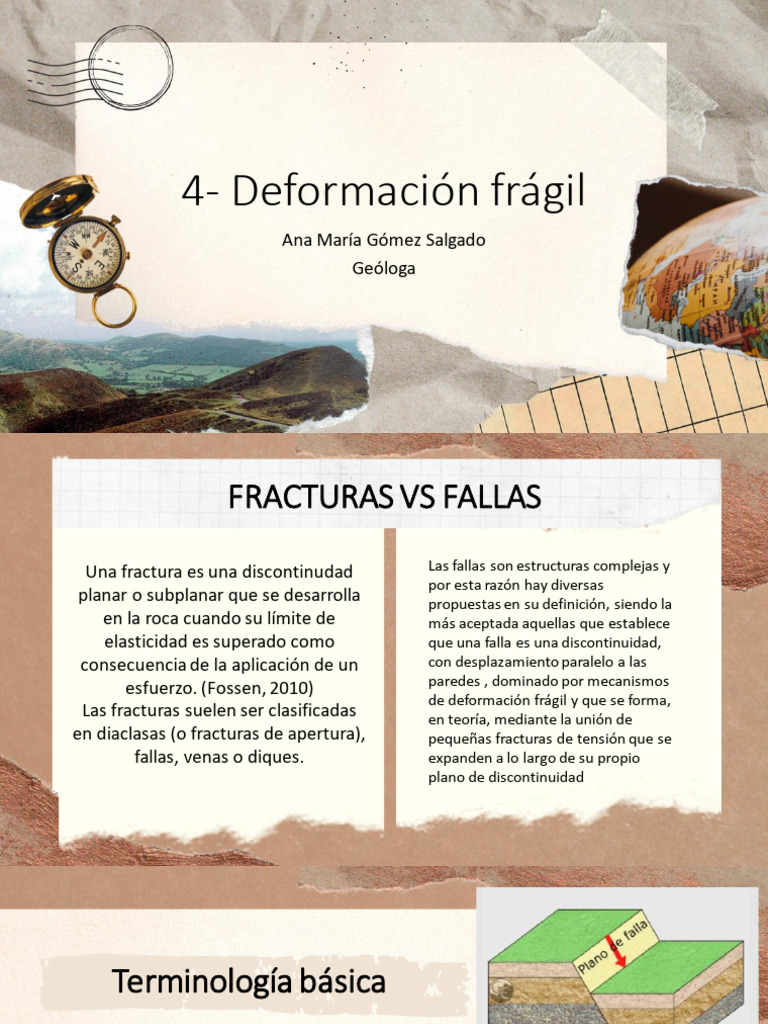 Clasificación de Fallas y Deformación Frágil | PDF | Falla (geología ...