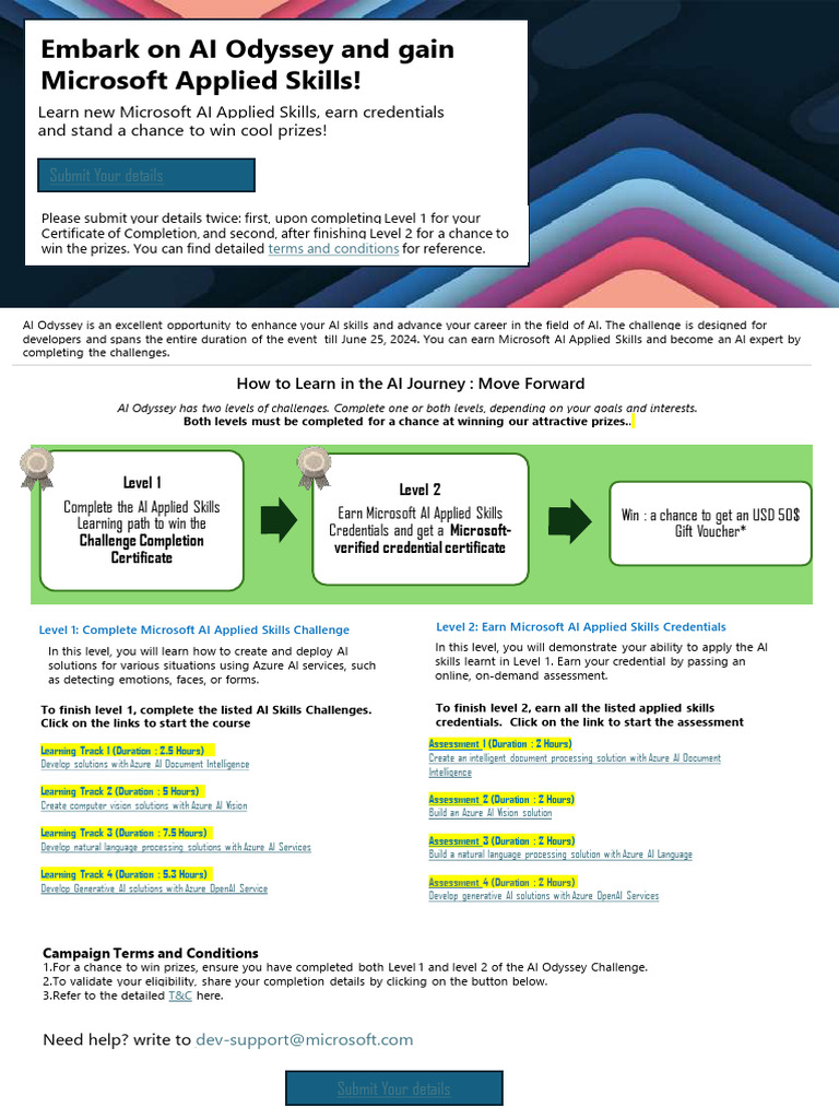 AI ODYSSEY - EduNet - LP | PDF | Artificial Intelligence | Intelligence (AI) & Semantics