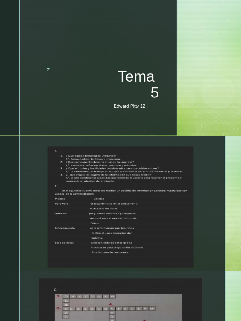 Tema 5 Edward Pitty | PDF