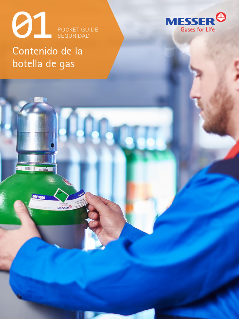 Guía Seguridad - Contenido Botellas de Gas | PDF | Oxígeno | Combustibles
