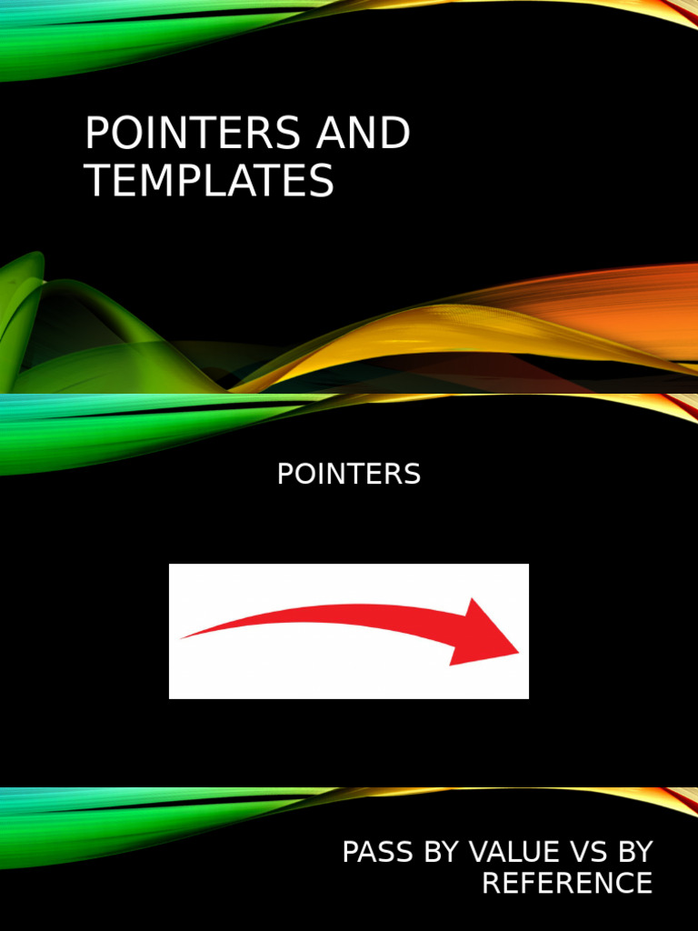 Pointers and Templates | PDF | Pointer (Computer Programming) | C++