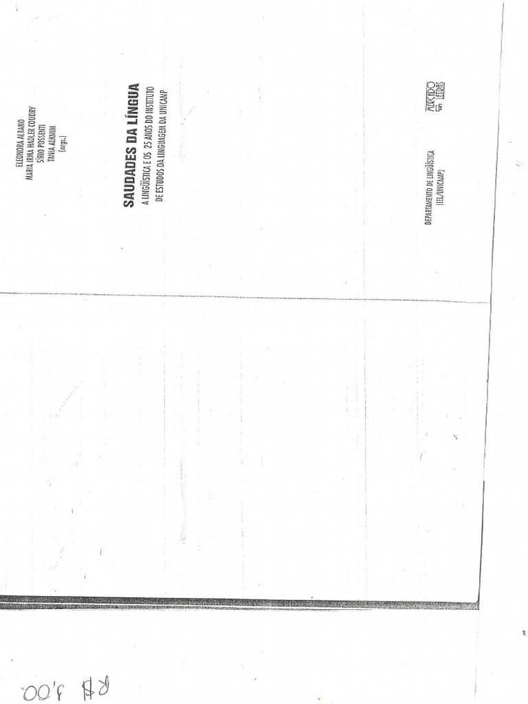 Teoria Linguística 2 - Texto 05 | PDF