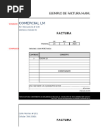Ejemplo de Factura Manual | PDF