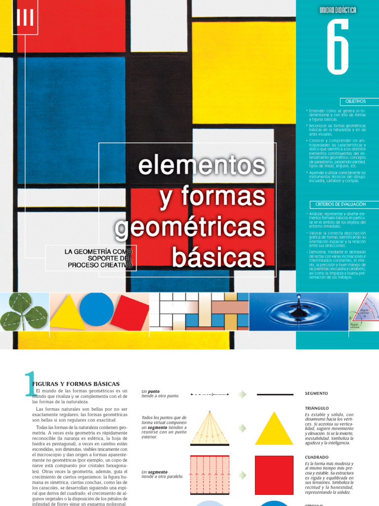 06-Elementos y Formas Geométricas básicas-1ºEso-ED - Sandoval | PDF ...
