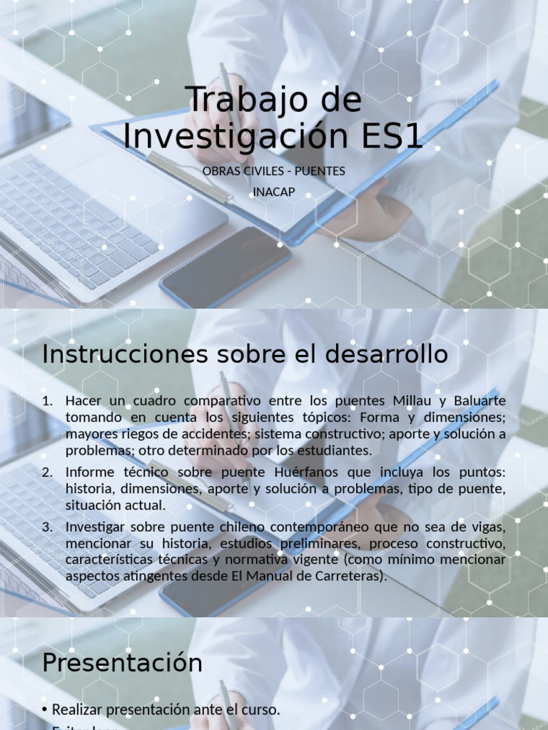 Trabajo de Investigación ES1 | PDF