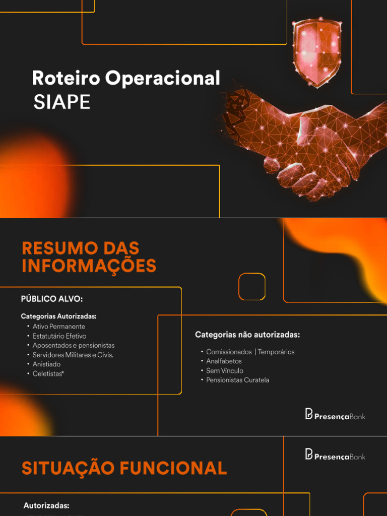 Roteiro Operacional Siape | PDF