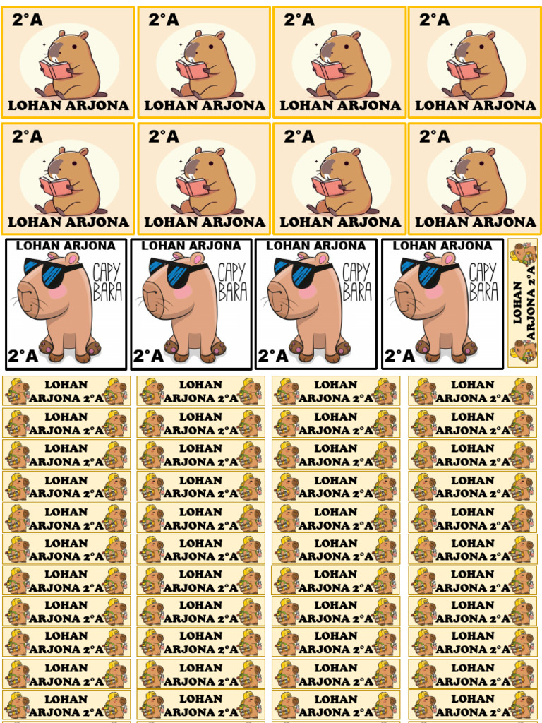 Capibara Varon Lohan | PDF
