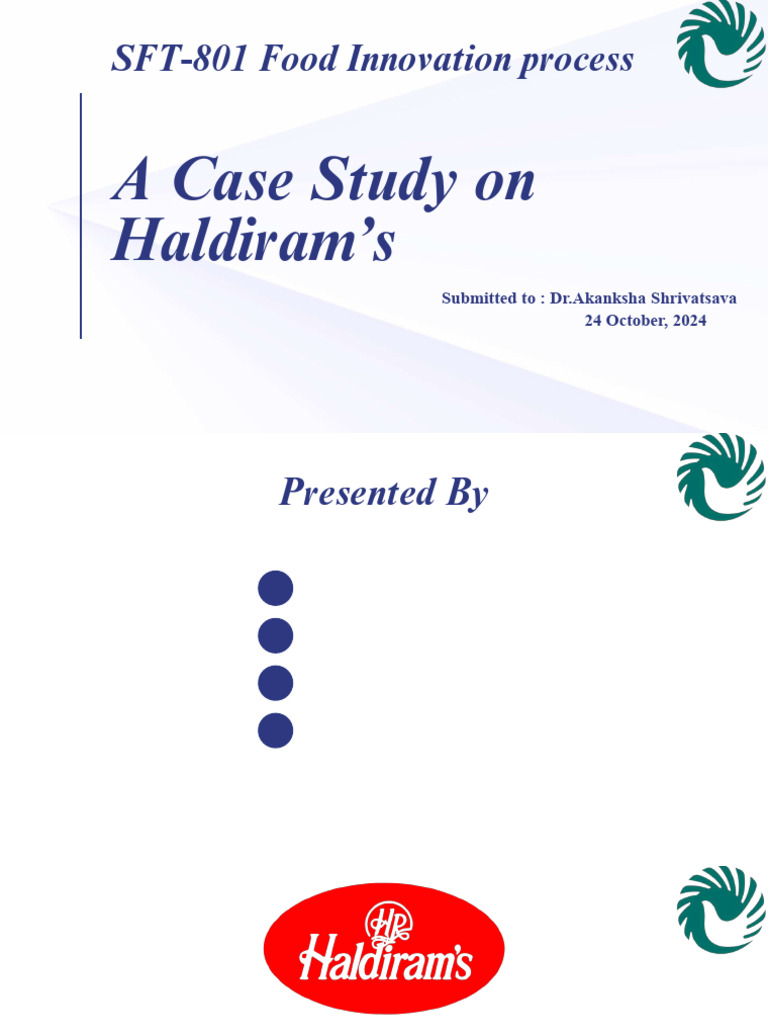 Haldiram's Case Study PDF | PDF | Convenience Food | Brand