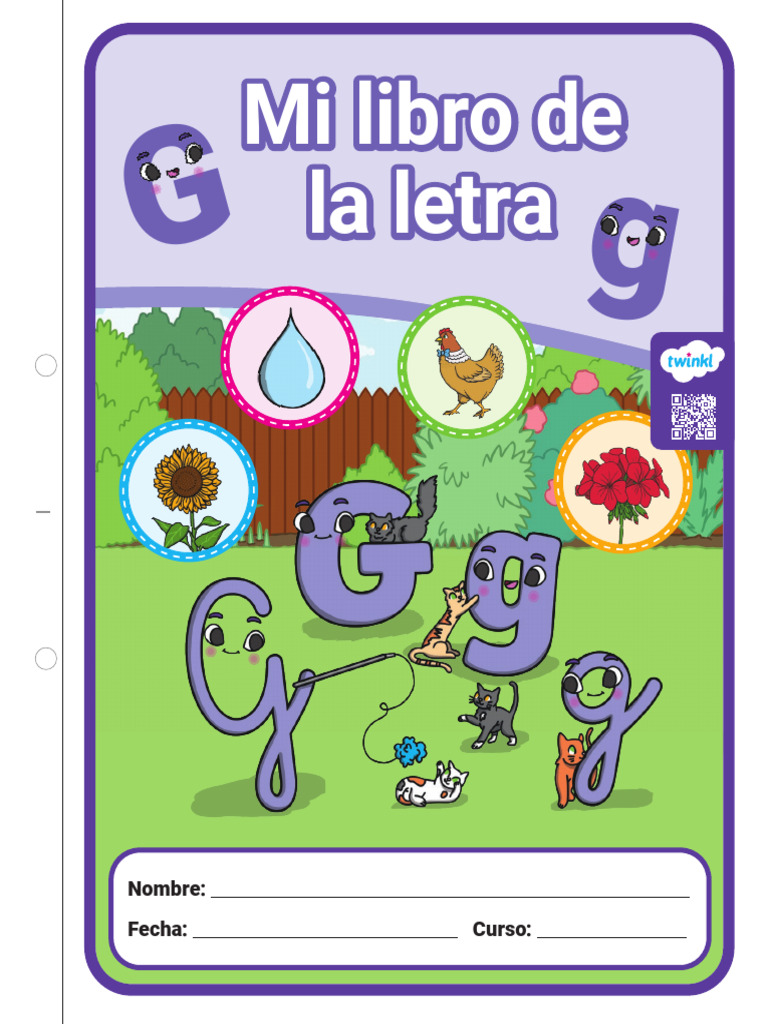 CL L 1720116744 Cuadernillo Mi Libro de La Letra G - Ver - 9 | PDF