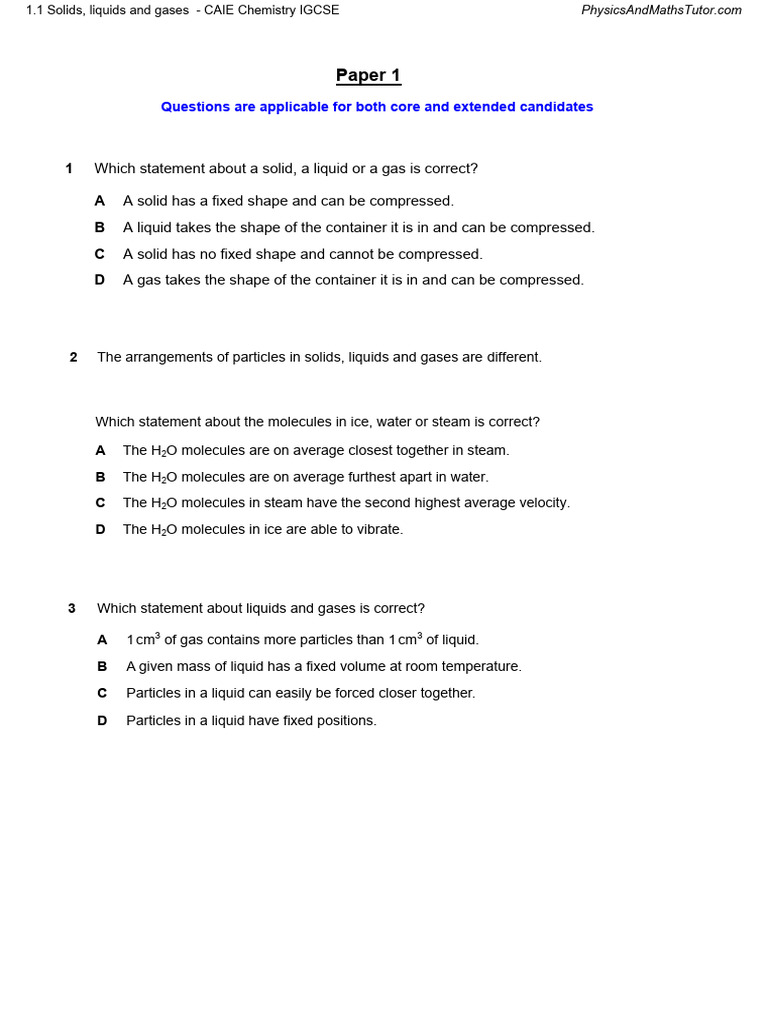 States of Matter - Atomic Structure. Chemical Bonding. Stoichiometry ...