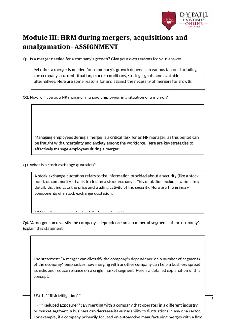 Module III Assignment | PDF