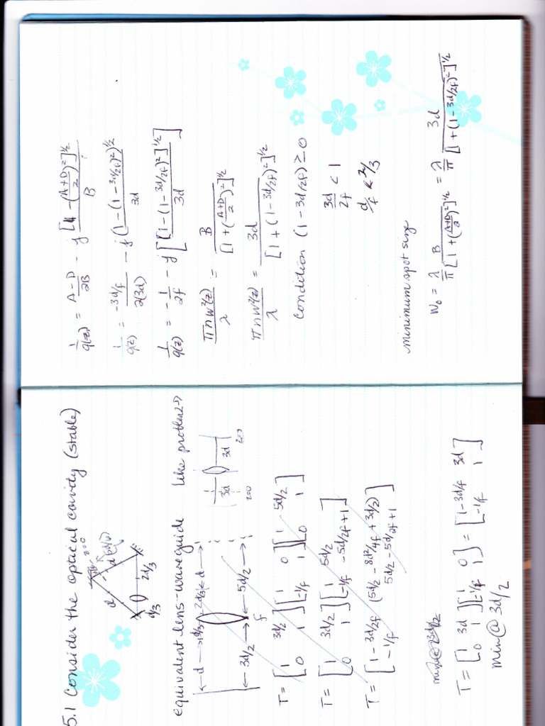Lasers Ch5 Solved Homework Problems | PDF