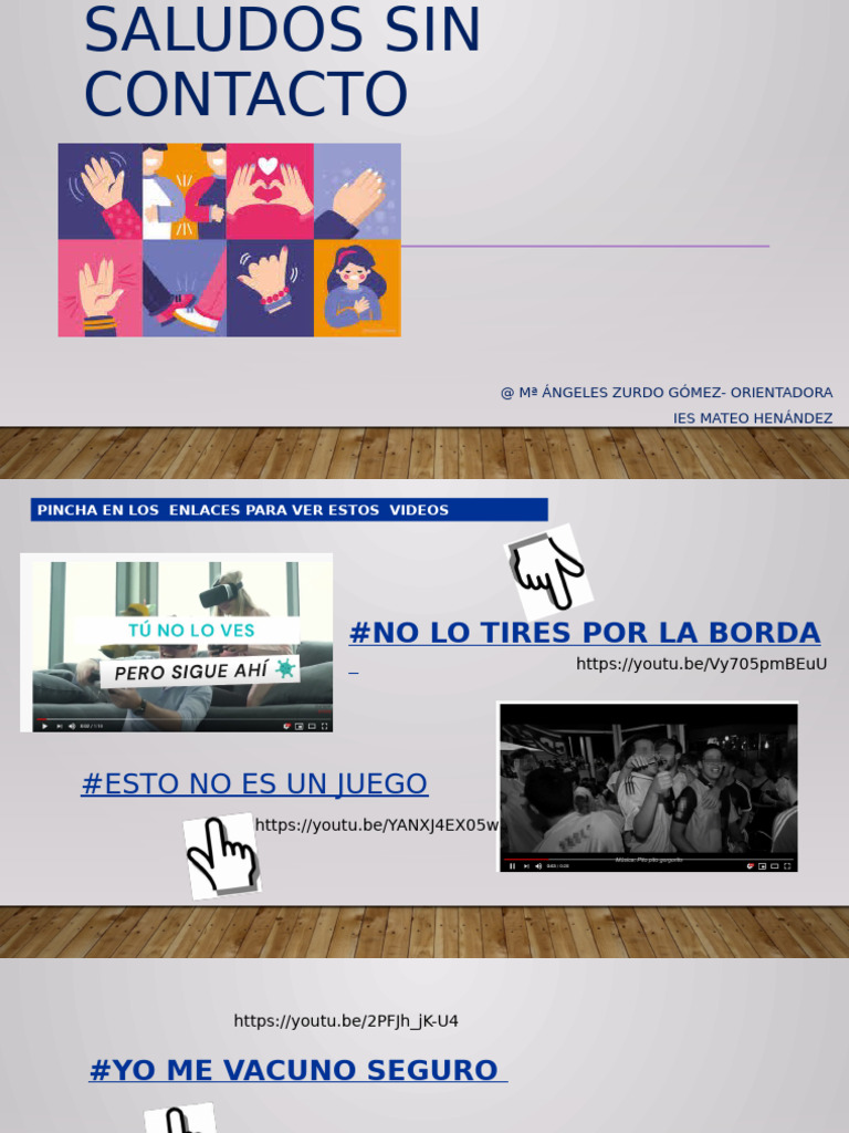 4. Saludos Sin Contacto | PDF