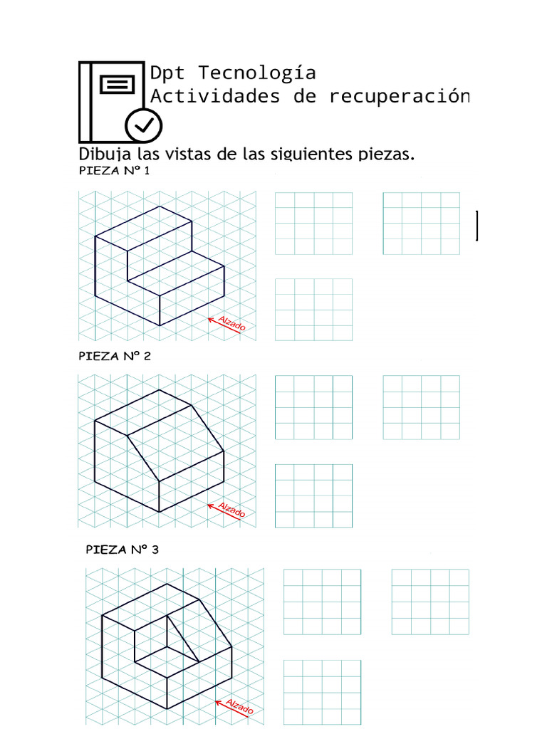 Figuras en Perspectiva Isométrica | PDF
