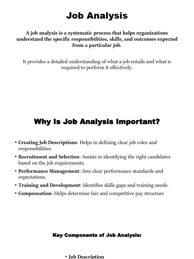 Essential Guide to Job Analysis | PDF | Business | Social Psychology
