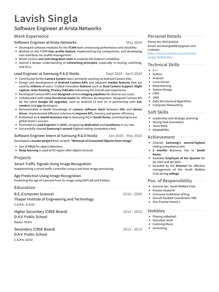 Lavish Singla 21 Aug 2024 | PDF | Android (Operating System) | Computing