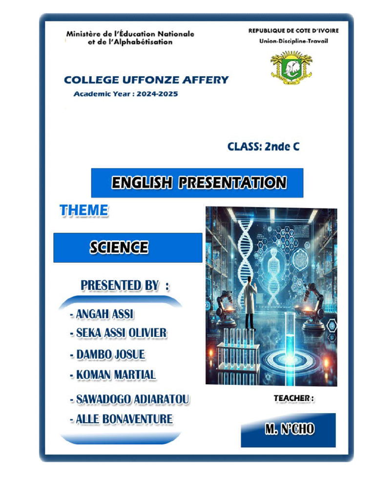 GARDE EXPOSE ANGLAIS | PDF