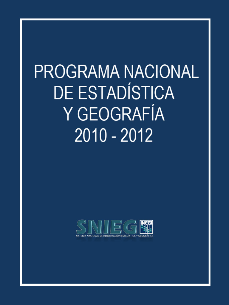 Pneg 2010-2012 | PDF | México | Información