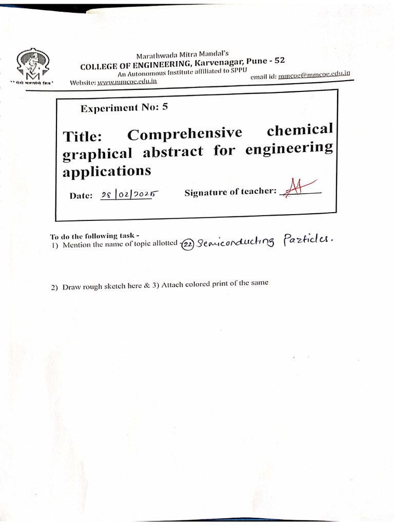 Comprehensive chemical graphical abstract for engineering applications ...